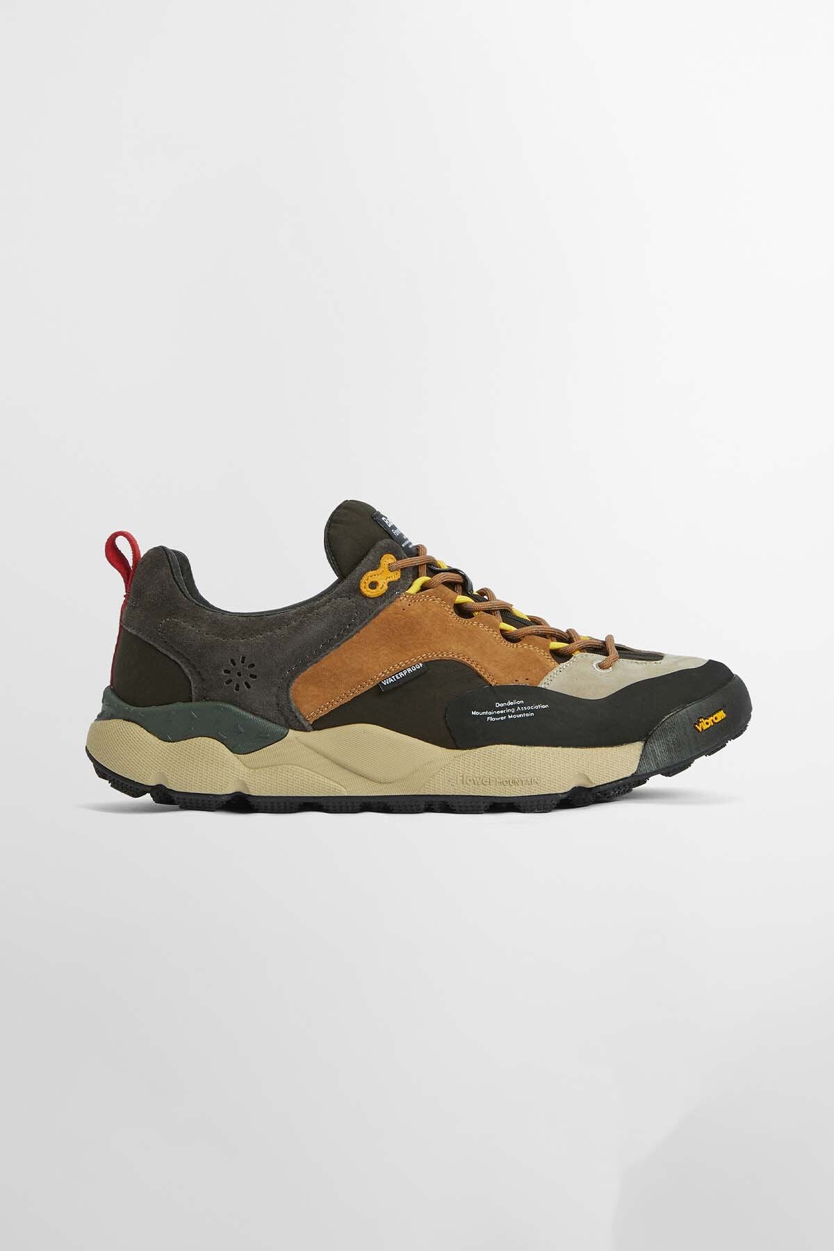 Barbour x Flower Mountain Back Country Uni Trainers Brown beige by ...