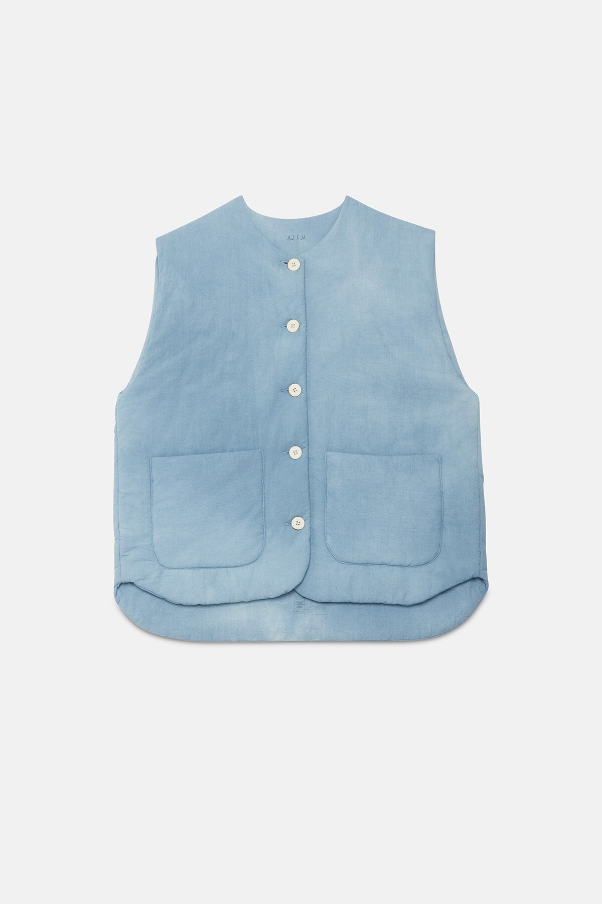 Banshee vest dune tye&dye Washed indigo by Atematelier | Women | WP Store