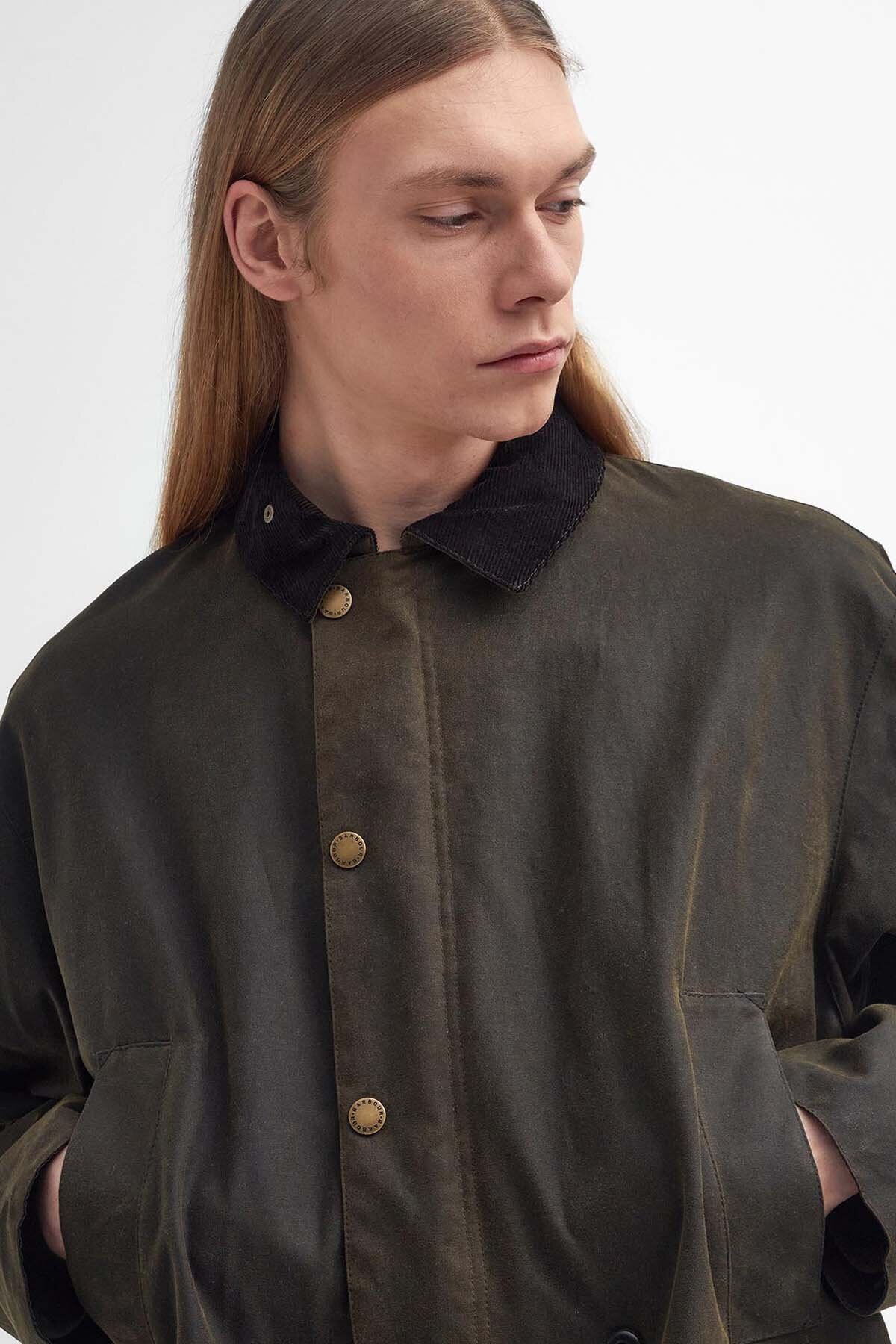 Barbour Bedale Waxed Trench Coat Olive by Barbour | Men | WP Store