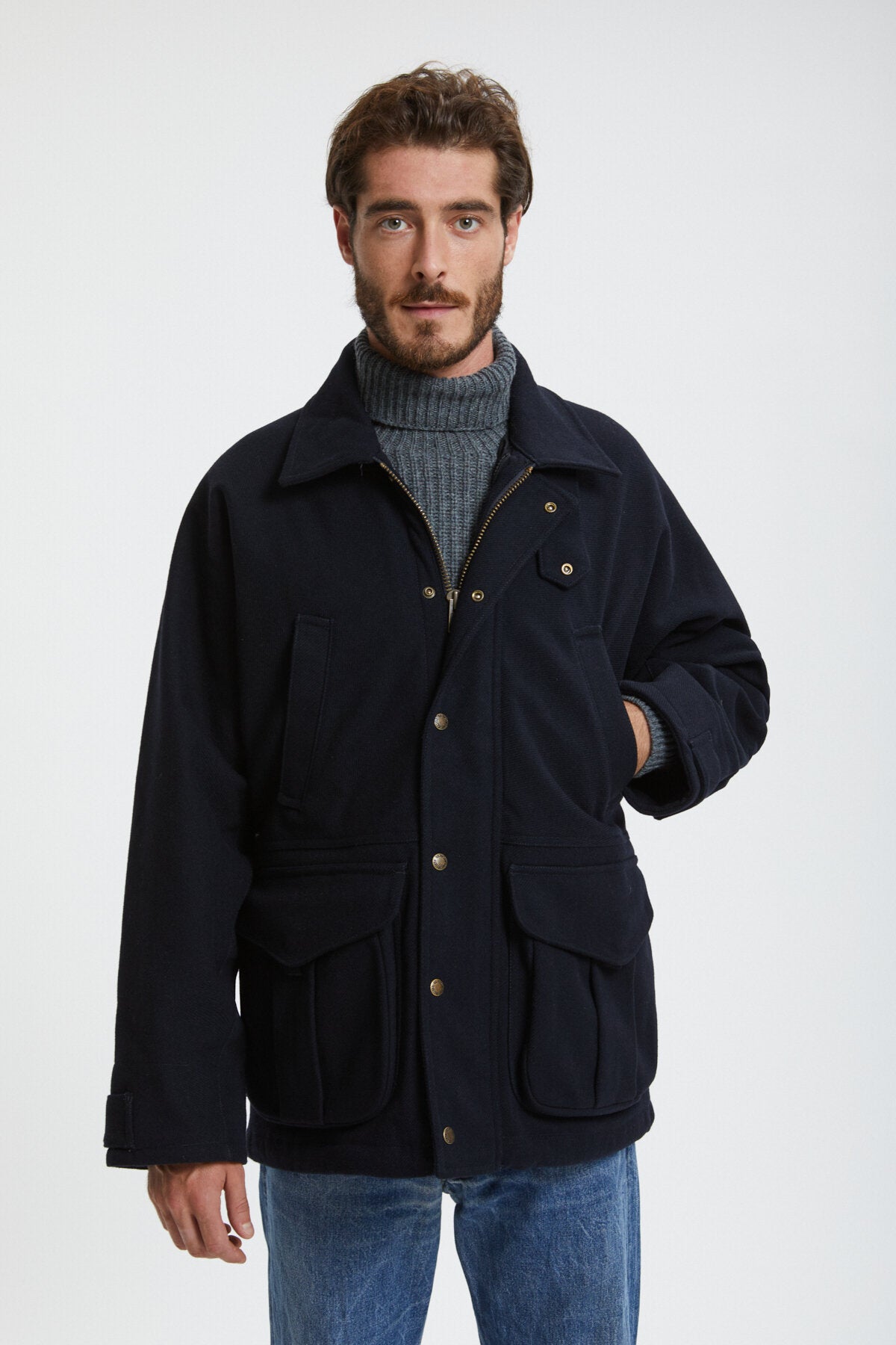 CAVALRY WOOL FIELD JACKET Navy by Filson Man | Men | WP Store